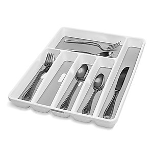 madesmart Classic Large Silverware Tray + Utensil Tray Bundle (2-Piece)