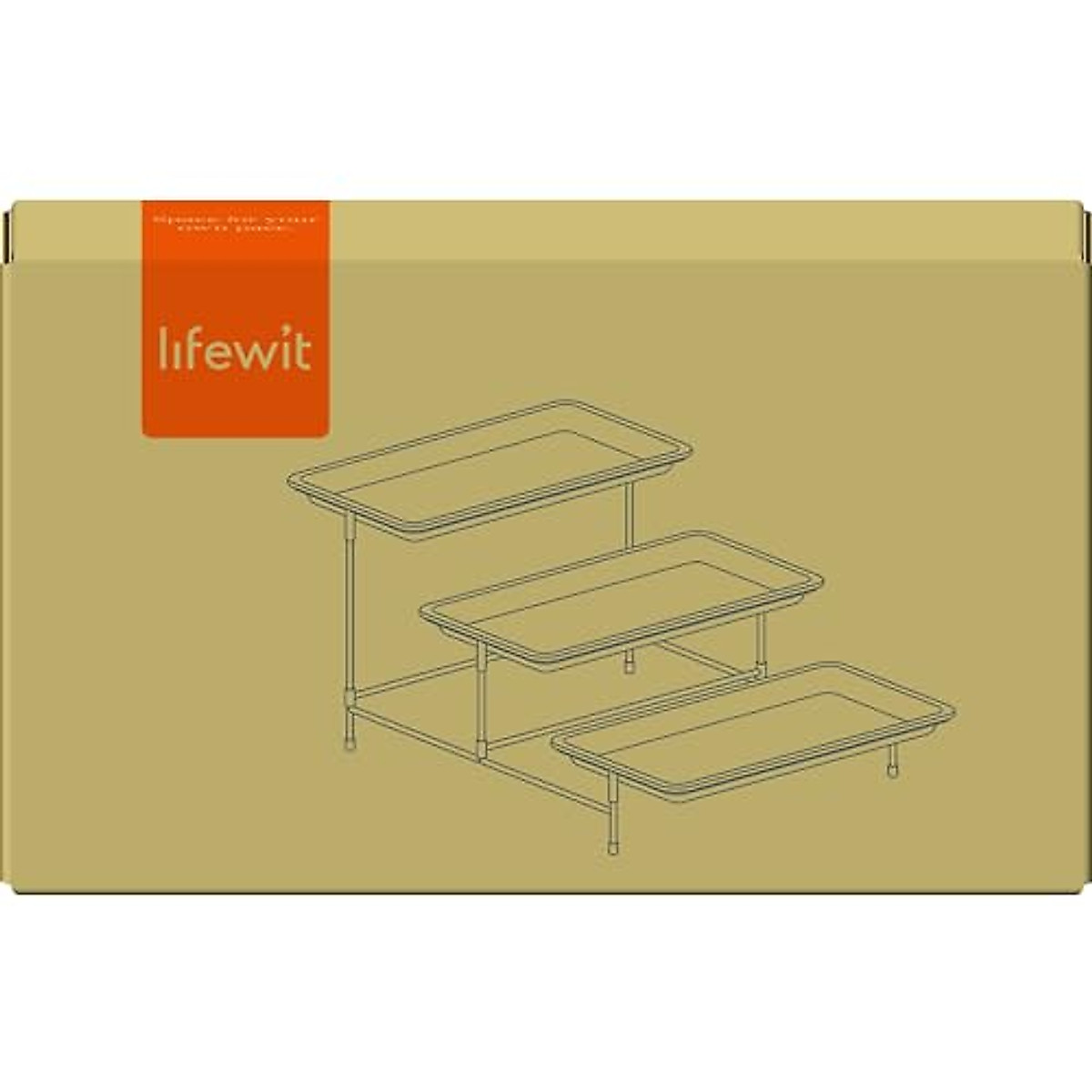 Lifewit 3 Tier Plastic Serving Tray for Party Supplies, 12" x 6.5" Platters for Serving Food, White Reusable Trays with Black Metal Display Stand for Veggie, Fruit, Cookies, Dessert