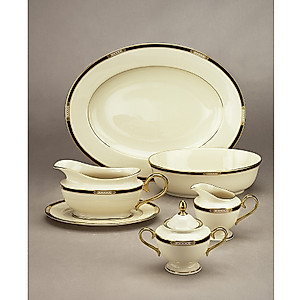 Lenox Open Vegetable Bowl Hancock, Ivory
