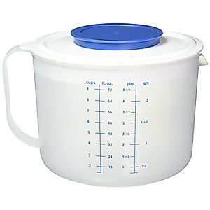 Norpro Mixing Jug with Measures, 9-Cup, One Size, Blue