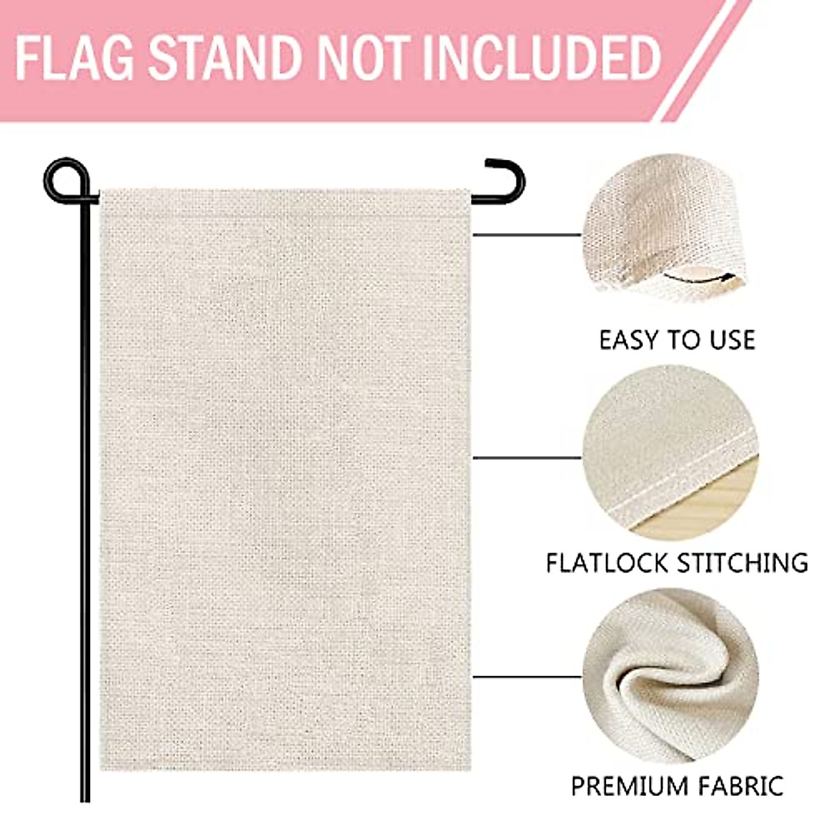 Furiaz With God All Things are Possible Easter Religious Small Decorative Garden Flag, Spring Inspirational Faith Yard Buffalo Plaid Check Outside Decoration, Summer Outdoor Decor 12x18