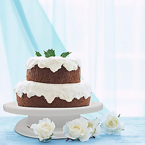 KEILEOHO 2 Pack 11 Inch Premium Cake Turntables, Smoothly Turns for Cake Decorating, Lightweight & Durable Stand for Decoration, Sculpting, Model Building, Painting