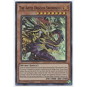The Abyss Dragon Swordsoul - PHHY-EN005 - Super Rare - 1st Edition