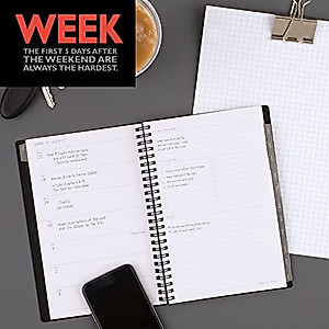 AT-A-GLANCE 2022-2023 Planner, Weekly & Monthly Academic, 5-1/2" x 8-1/2", Small, Elevation, Black (75101P05)