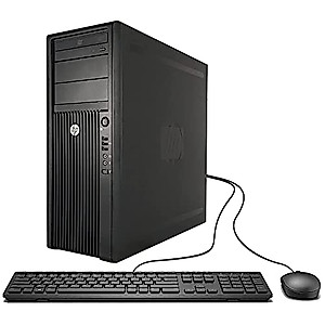 HP Z420 Workstation, Quad Core Xeon CPU upto 3.8GHz CPU, 16GB DDR3 RAM, New 240GB SSD & New 1TB HDD, Windows 10 Pro, USB 3.0, Nvidia Quadro 2000 1GB Video Card, WiFi (Renewed)