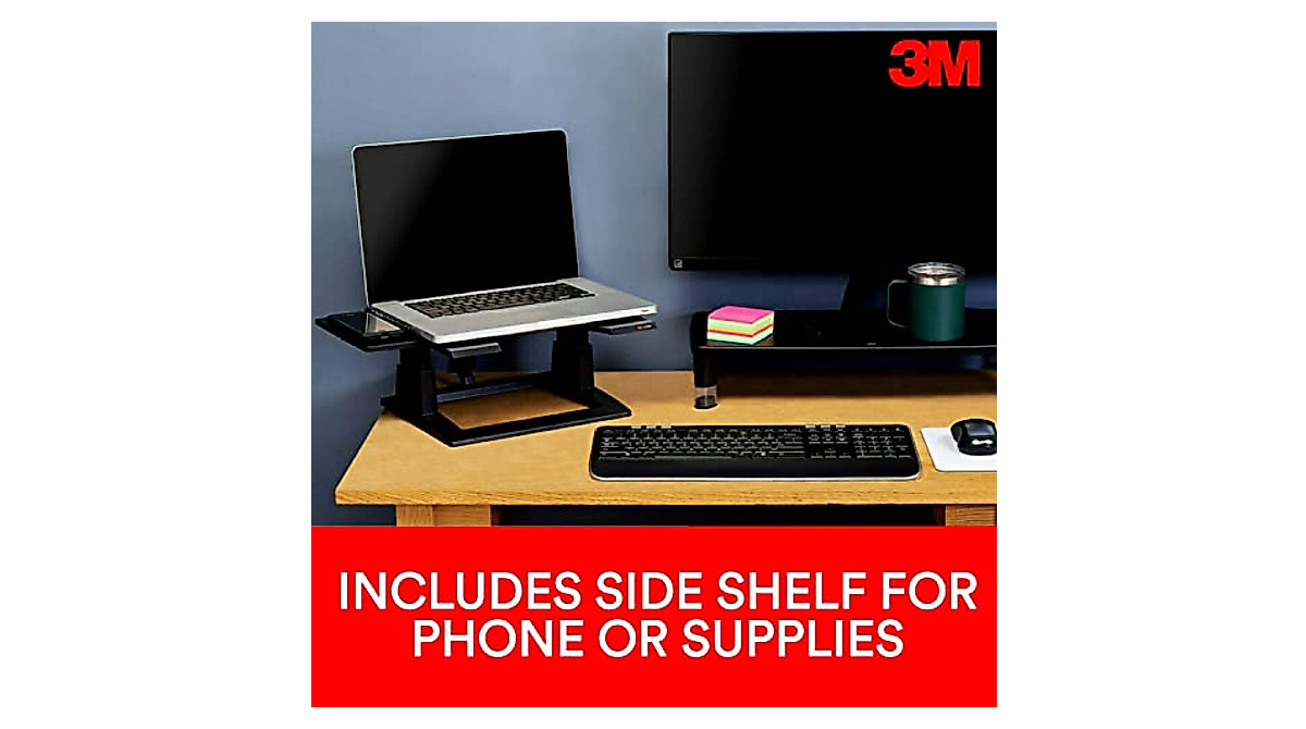 3M Adjustable Laptop Stand - Ergonomic, Reduce Neck Strain