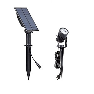 ZHUANYIYI Outdoor Solar Ground-Insertion Spotlights, Courtyard Lawn Landscape Lighting, Home Garden Pavement Decorative Lights