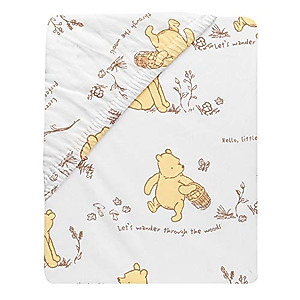Lambs & Ivy Disney Baby Storytime Pooh 3-Piece Nursery Crib Bedding Set