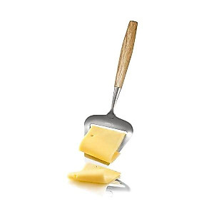 Boska Holland Cheese Slicer and Plane w. European Oak Wood Handle, Flex Steel Blade, 10 Year Guarantee, Life Collection