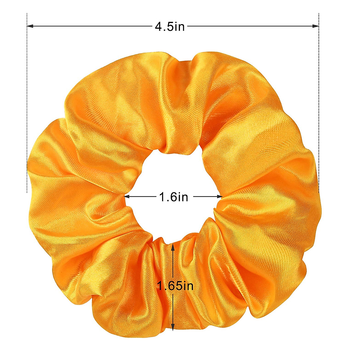 80 Pcs Silk Satin Hair Scrunchies 40 color Hair Bobbles Ponytail Holder Hair Accessories Scrunchy Solid Color Hair Ties