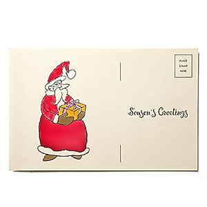 Christmas Clear Stamps for Card Making Christmas Santa Snowman Clear Stamp Christmas Blessing Words Transparent Silicone Stamp for DIY Scrapbooking Supplies Embossing Paper Card Album Decoration Craft