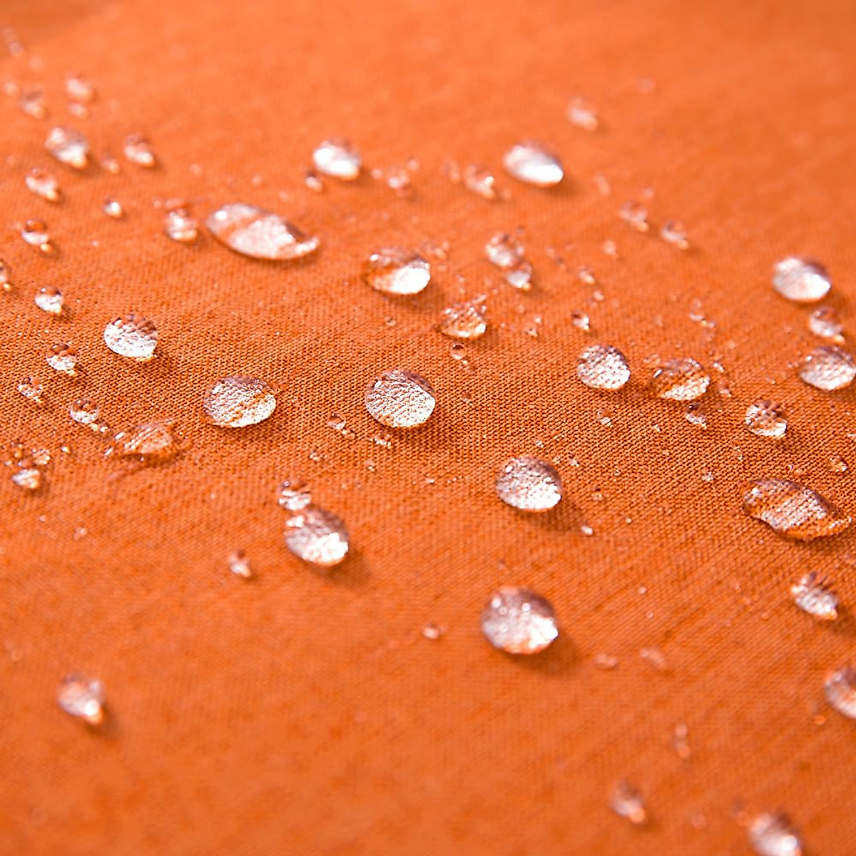 MIULEE Fall Pack of 2 Decorative Outdoor Solid Waterproof Throw Pillow Covers Polyester Linen Garden Farmhouse Cushion Cases for Patio Tent Balcony Couch Sofa 12x20 inch Bright Orange