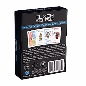 Blue Wasatch Games Clash of The Cards Card Game - Match, Collect, and Battle for Armies, Use Action Cards to Protect and Attack. Fun for Adults, Teens, and Kids.