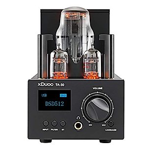 xDuoo TA-30 Bluetooth 5.0 ES9038Q2M DAC&Tube Headphone Amp USB/Coax/Opt Input Amplifier