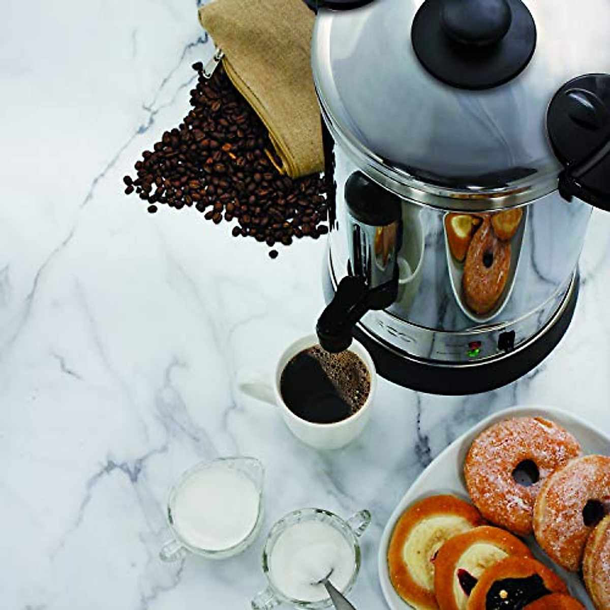 Nesco Professional Coffee Urn, 30 Cups, Stainless Steel