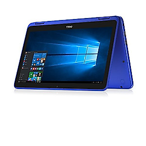 Dell i3168-3271BLU 11.6" HD 2-in-1 Laptop (Intel Pentium N3710 1.6GHz Processor, 4 GB DDR3L SDRAM, 500 GB HDD, Windows 10) Bali Blue