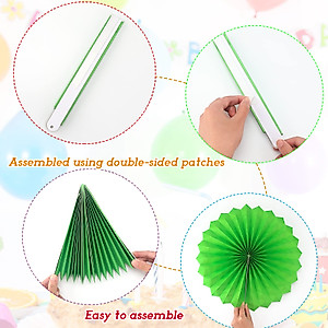 Anwyll Summer Hawaiian Party Decorations Set, Tropical Flamingo Banner Party Decorations,Hanging Paper Fans,Honeycomb Balls, Pineapple Decorations For Summer Luau Beach Party, Birthdays, Wedding