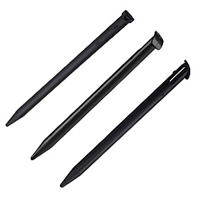 FainWan 10 Pack Stylus Pens for New 3DS XL 2015 Nin-tendo Slot Replacement Pen Plastic Touch Screen Pen Set (Black)