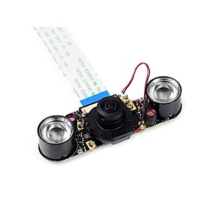 waveshare Compatible with NVIDIA Jetson Nano Camera IMX219-160 8MP IR-Cut Infrared Night Vision Camera Module for Jetson Nano and Raspberry Pi Compute Module,162° FOV with IMX219 Sensor