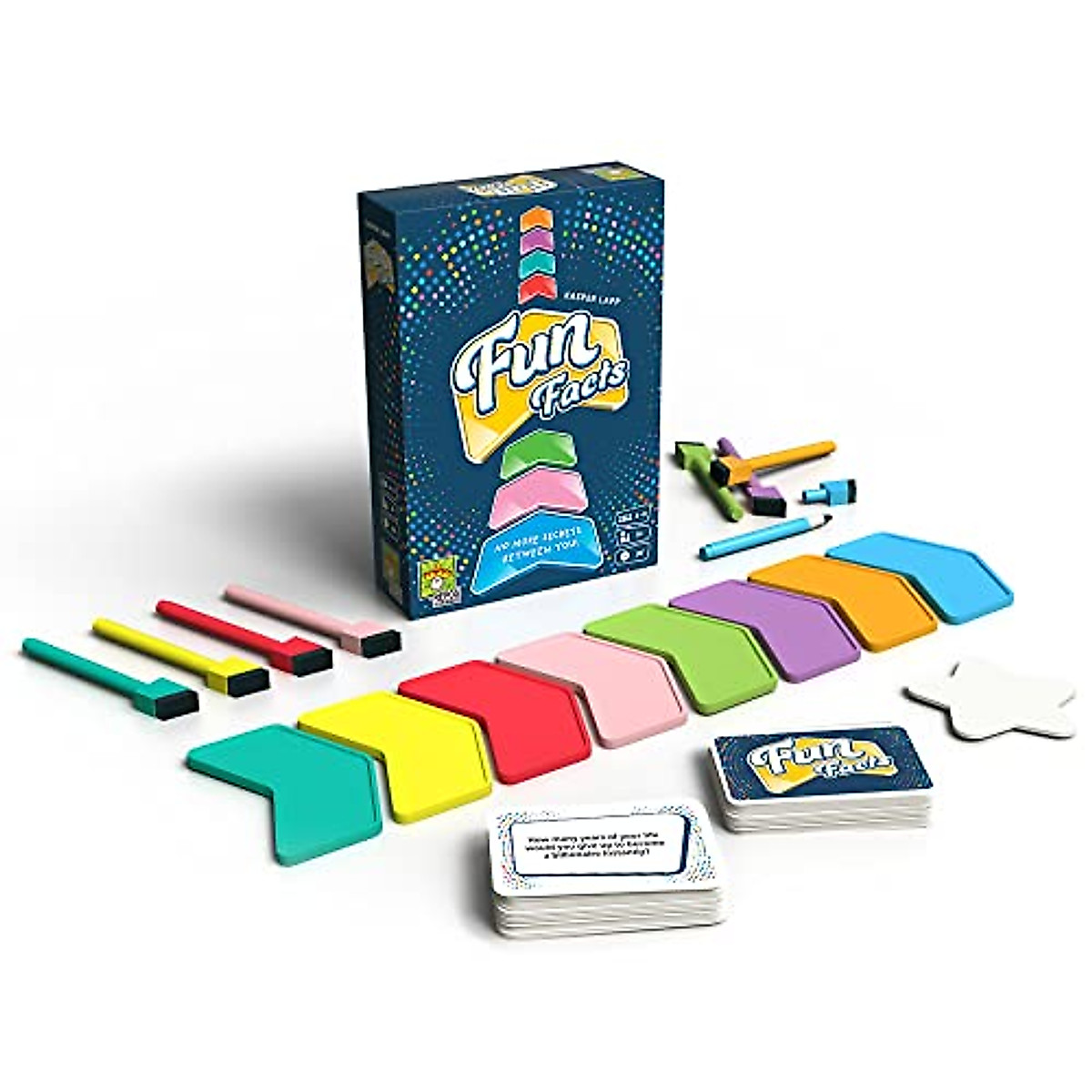 Fun Facts Party Game - Learn Surprising Facts About Friends and Family! Engaging Cooperative Game for Kids & Adults, Ages 8+, 4-8 Players, 30 Minute Playtime, Made by Repos Production