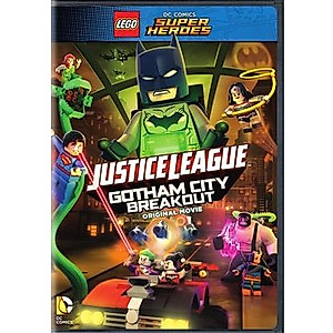 LEGO DC Comics Super Heroes: Justice League: Gotham City Breakout (No Figurine) (DVD w/ Lego Batman $5 Movie Money)