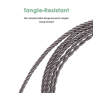 Campfire Audio Smoky Glow Litz IEM Cable | MMCX Cable Replacement Headphone Cable | Glow in The Dark MMCX Connectors