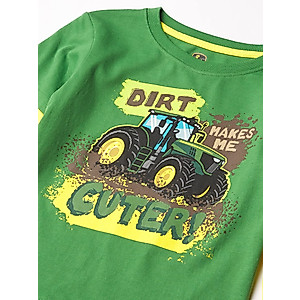 John Deere Toddler Boys' T-Shirt, Brown Heather, 3T