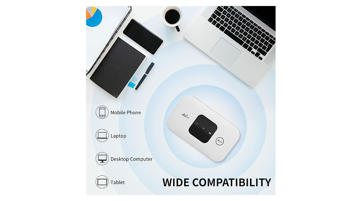 Portable 4G LTE USB Adapter, High Speed 4G Mobile Hotspot Router, USB ...