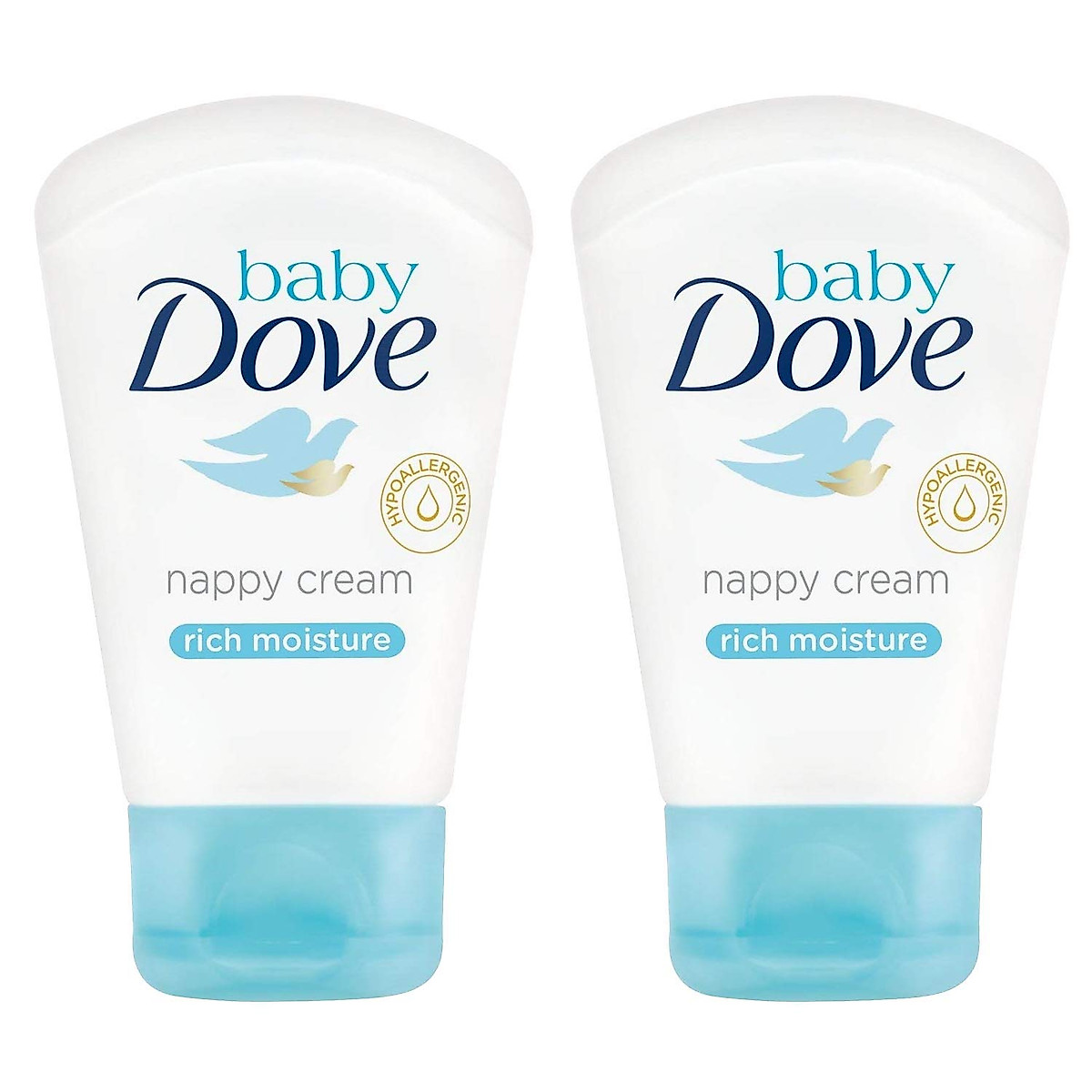 Dove Baby Rich Moisture Nappy Cream - 1.58 Oz / 45 g x 2 Pack