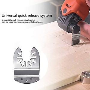 Ettonsun 20Pcs Bi Metal Oscillating Multitool Saw Blades Metal Wood Universal Multi Purpose Tool Blades for Dewalt Fein Multimaster Bosch Dremel Rockwell Ryobi Porter Cable Black&Decker Craftsman etc.