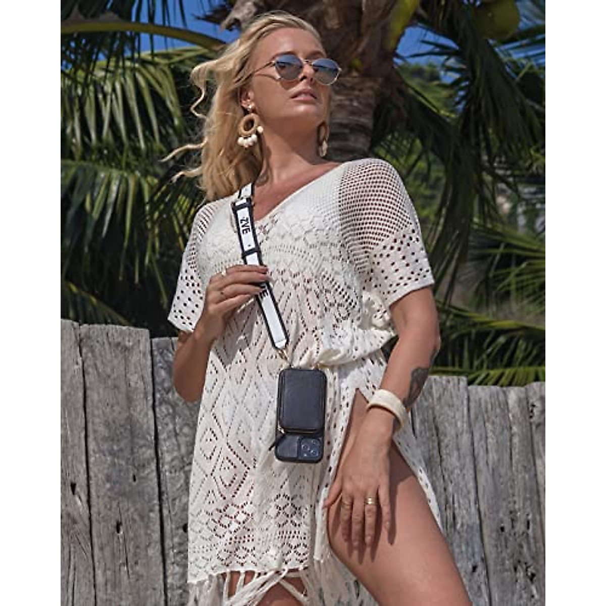 ZVE iPhone 13 Pro Wallet Case, iPhone 13 Pro Crossbody Case with Leather RFID Blocking Card Holder Crossbody Strap, Zipper Protective Cover Designed for Apple iPhone 13 Pro 6.1"-Black