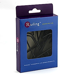 RuiLing 12-Pack 4.2 Inches Black Antistatic coating Steel S hook Cookware Universal Pot Rack Hooks Sturdy Hanging Hooks - Multiple uses for Kitchenware, Pots, Utensils, Plants, Towels