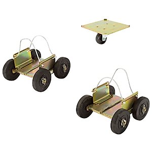 Black Ice Snowmobile Off-Road Drivable Wheel Dolly Set
