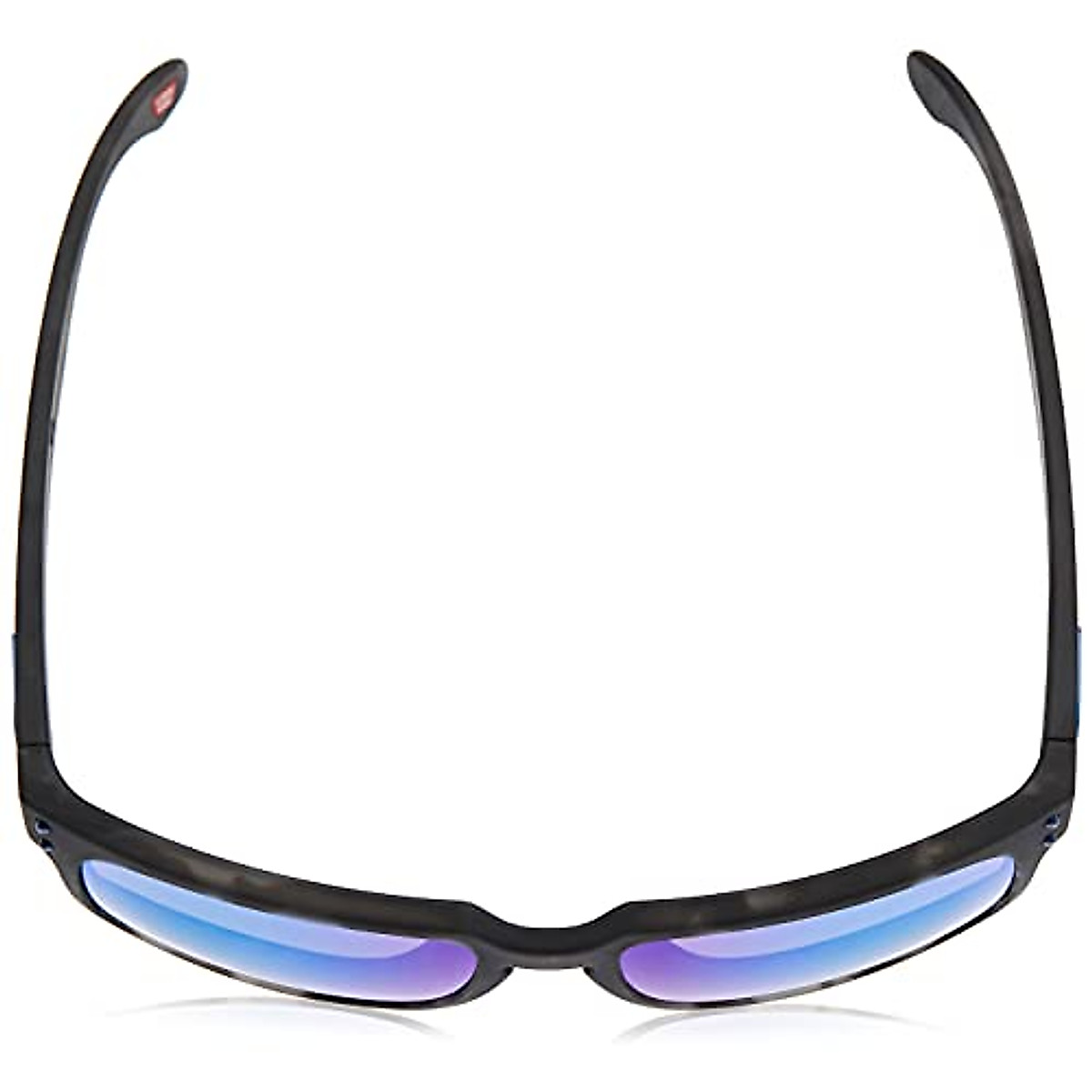 Oakley Men's OO9102 Holbrook Square Sunglasses, Matte Black Tortoise/Prizm Sapphire Iridium Polarized, 57 mm