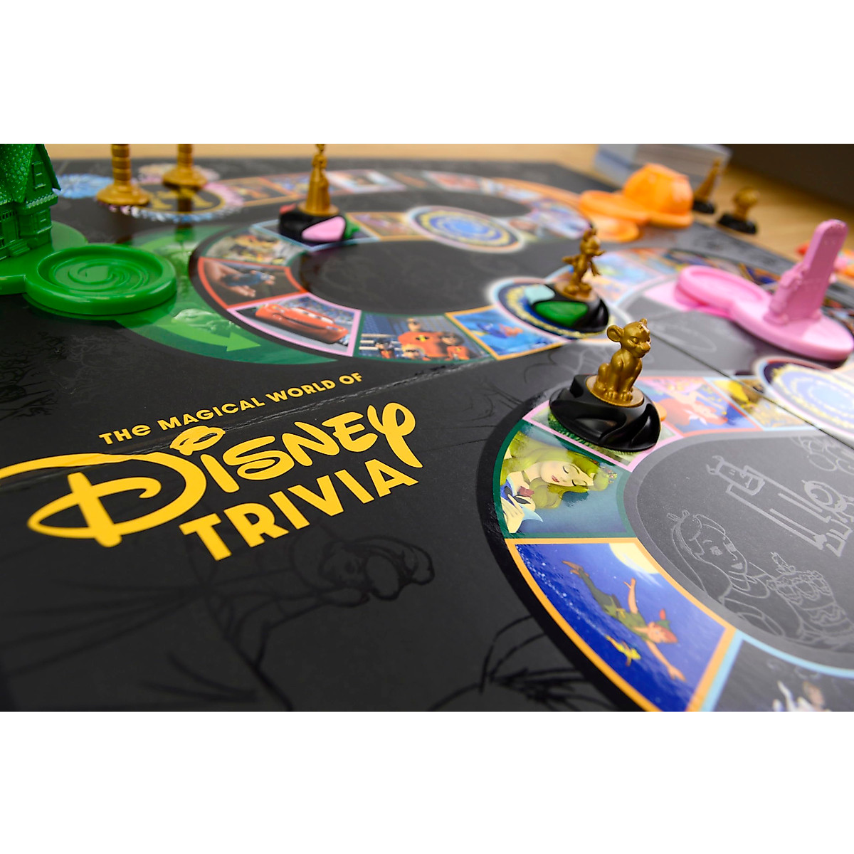 The Magical World of Disney Trivia Game, Family Board Games for Kids and Adults, Disney Gifts, Disney Merchandise, Disney Toys, Games for Family Game Night, Disney Board Games Ages 6, 7, 8, and Up