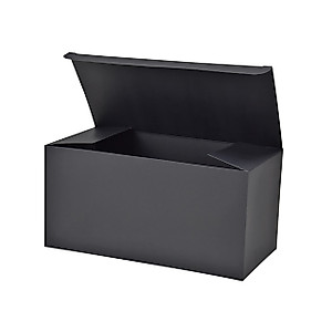 HUAPRINT Black Gift Box,Gift Boxes with Lids 9x4.5x4.5inch,24pcs Paper Gift Box Bulk,Rectangle Gift Boxes for Presents,Birthday,Bridesmaid Proposal,Groomsmen Engagements,Baby Showers, Christmas,Wedding Party Favor,Crafting Cupcake,Holidays