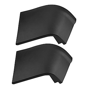 Rear Bumper Protector Caps Assembly Black Plastic Rear Bumper Guard Fit for Ford Transit Connect 2002-2013 1387174 4447730,etc