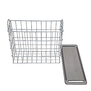 Abite Storage Box, Takelich Slim Basket, 11.8 x 4.3 x 9.8 inches (30 x 11 x 25 cm), White, Square