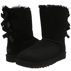 UGG Women's Bailey Bow Ii Boot, Black, 10