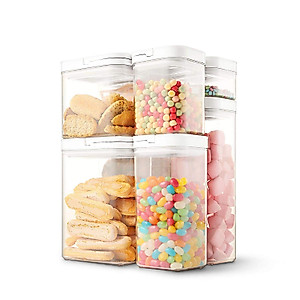 Lightweight Fliplock Containers Set 8 Pcs.