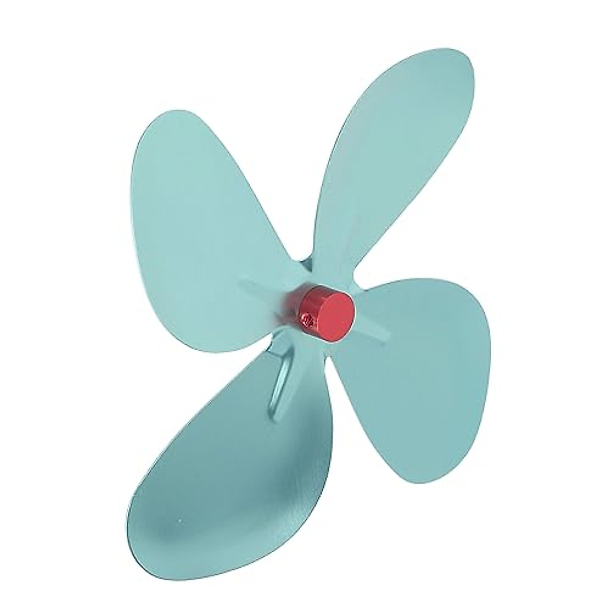 Stove Fan 4 Blades, Lightweight Energy Saving Fast Heat Dissipation Wood Stove Fan Blade Aluminum Alloy for Home Warm Air Circulation