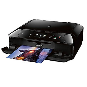 Canon Office Products MG7720 BK MG7720 Wireless All-in-One Printer with Scanner and Copier: Mobile and Tablet Printing, with Airprint(TM) and Google Cloud Print Compatible, Black, Works with Alexa