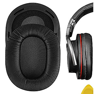 Geekria QuickFit Replacement Ear Pads for Sony MDR-1R, MDR-1RMK2 Headphones Earpads, Headset Ear Cushion Repair Parts (Black)