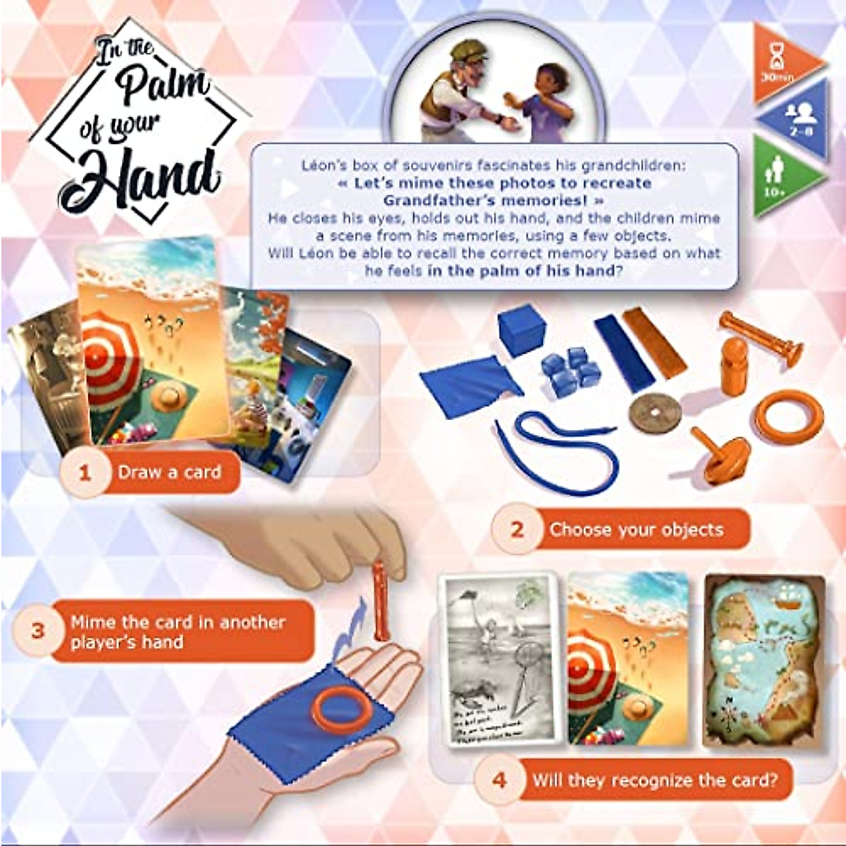 LA BOITE DE JEU in The Palm of Your Hand | Party Game for Teens and Adults | Ages 10+ | 2 to 8 Players | 30 Minutes