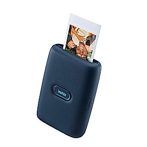 Fujifilm Instax Mini Link Smartphone Printer (Space Blue) + Fuji Instax Mini Film (40 Sheets) - Instax Mini Link Printer Bundle