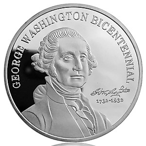 BHealthLife US President Challenge Coin George Washington 1732-1932 Crossing The Delaware