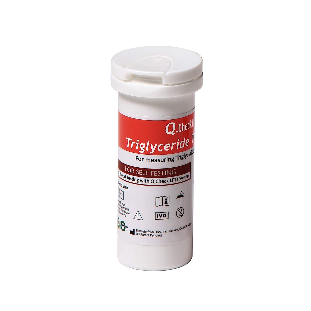 Bio Q.Check LPTs Triglyceride Strips, 25 Count, Used with Q.Check LPTs Meter ONLY (Sold Separately)