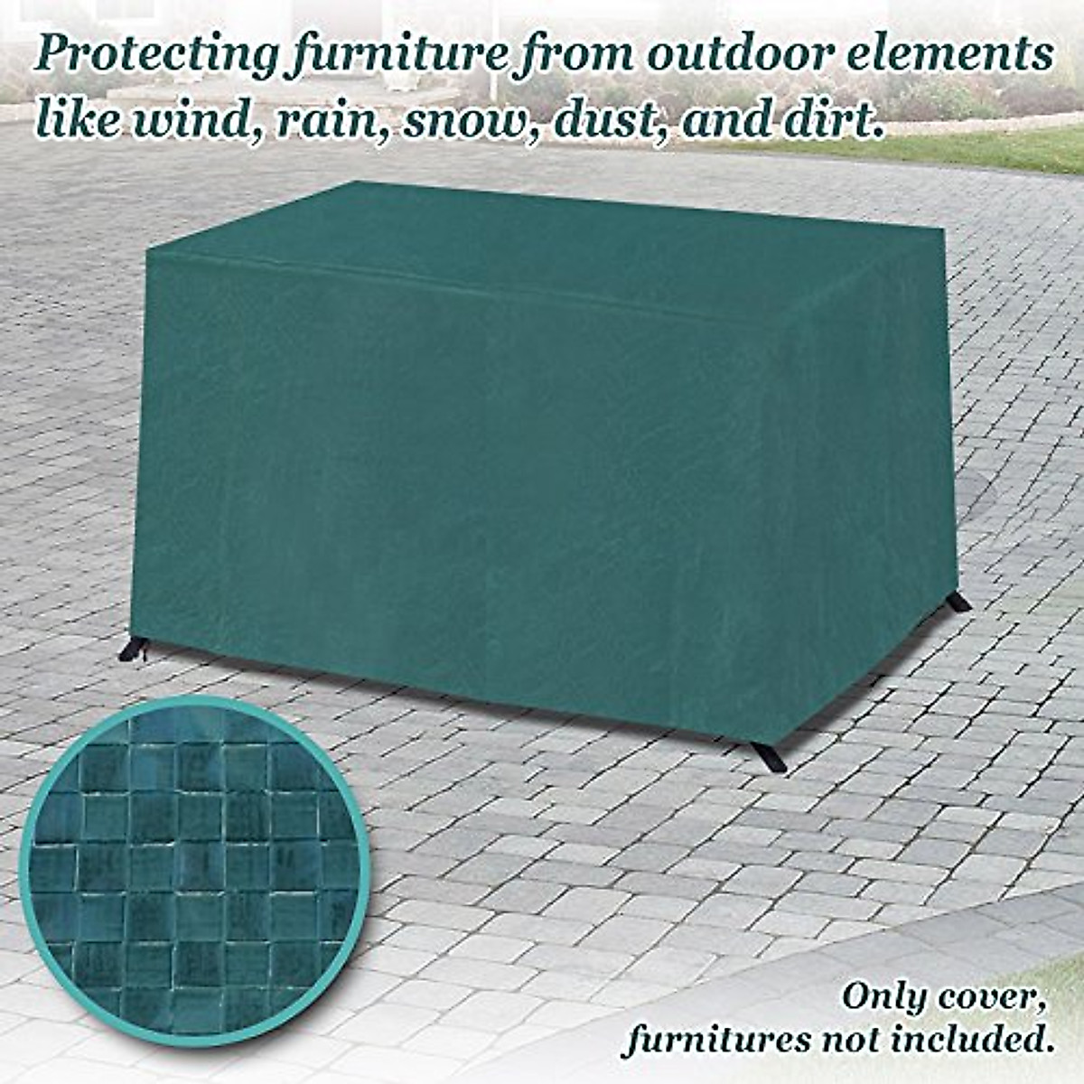 Strong Camel 4' Furniture Set Cover Patio Winter Table Protective Protector Garden Outdoor Green Color