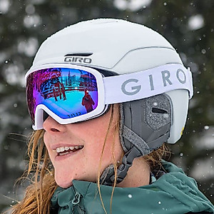Giro Avera Ski Helmet - Snowboard Helmet for Women & Youth - Matte White - Size M (55.5-59cm)