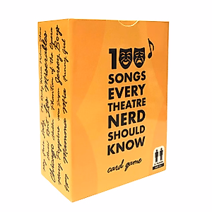 100 Songs Every Theatre Nerd Should Know - Ultimate Musical Theatre Broadway Card Game & Gift - Classic Deck